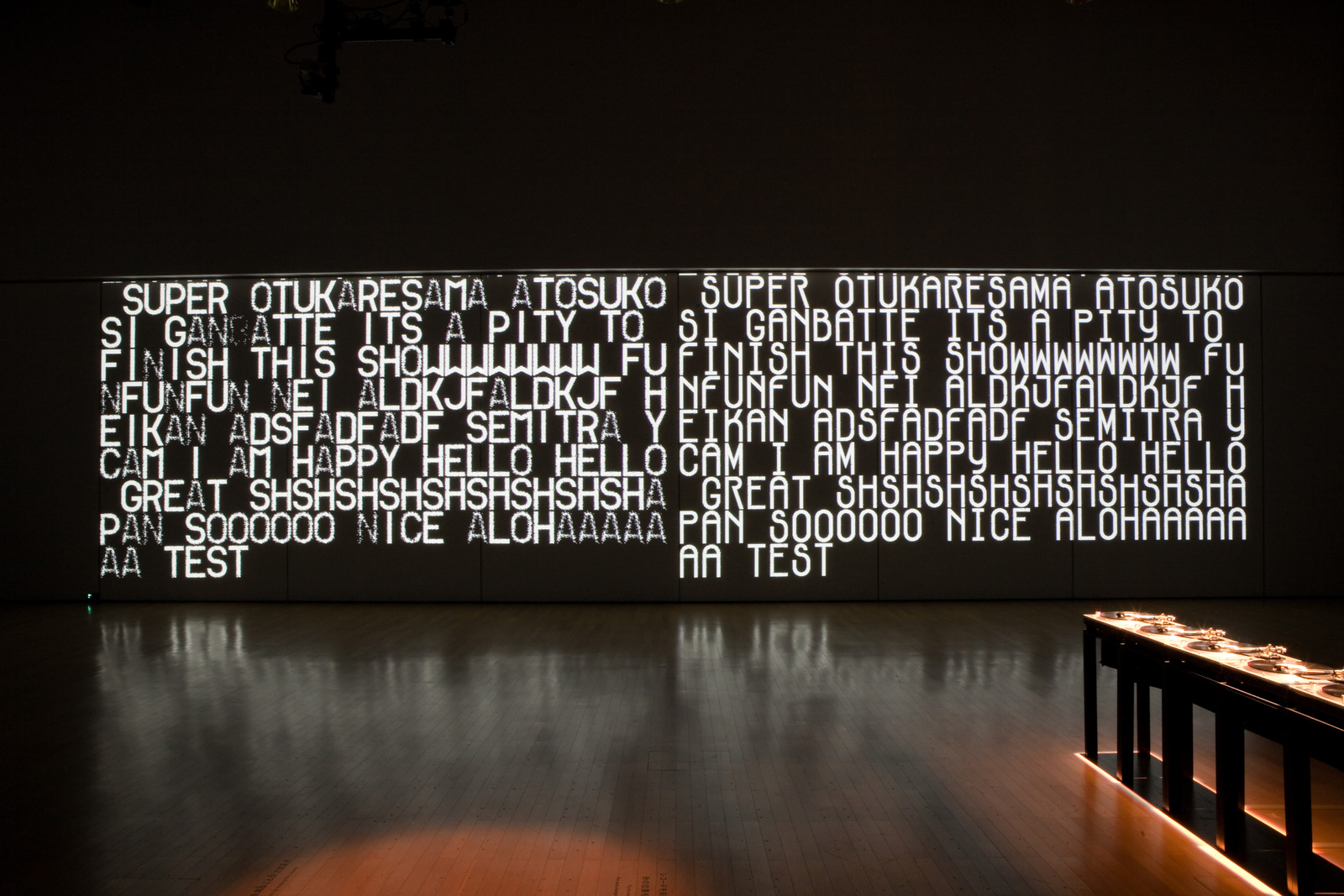 Typesetting - Yamaguchi Center for Arts and Media [YCAM]